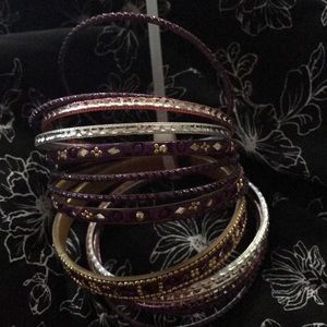 Jewelry | Purple Bangles | Poshmark